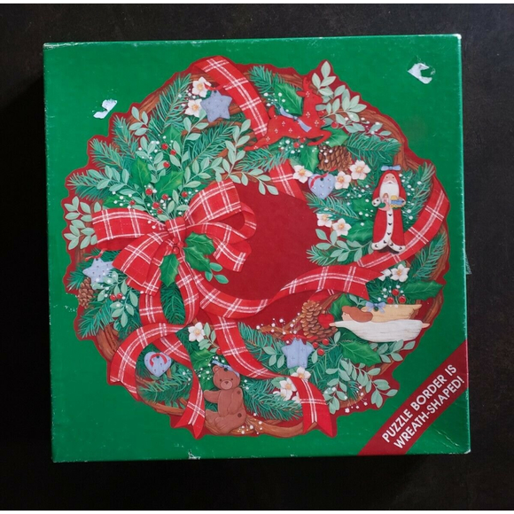 Springbok | Games | Vintage Springbok Puzzle O Christmas Wreath Shape ...